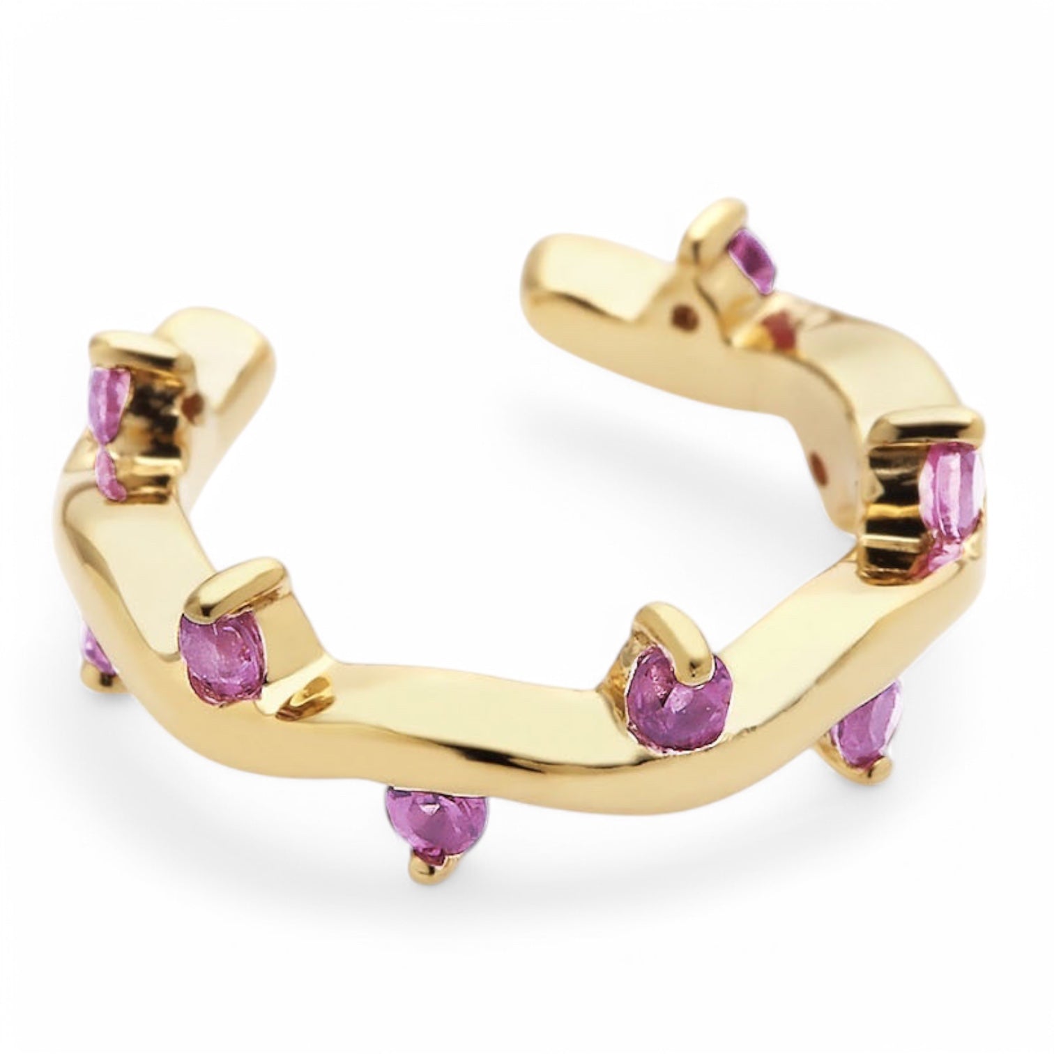 Amethyst Ear Cuffs - Carolin Stone Jewellery