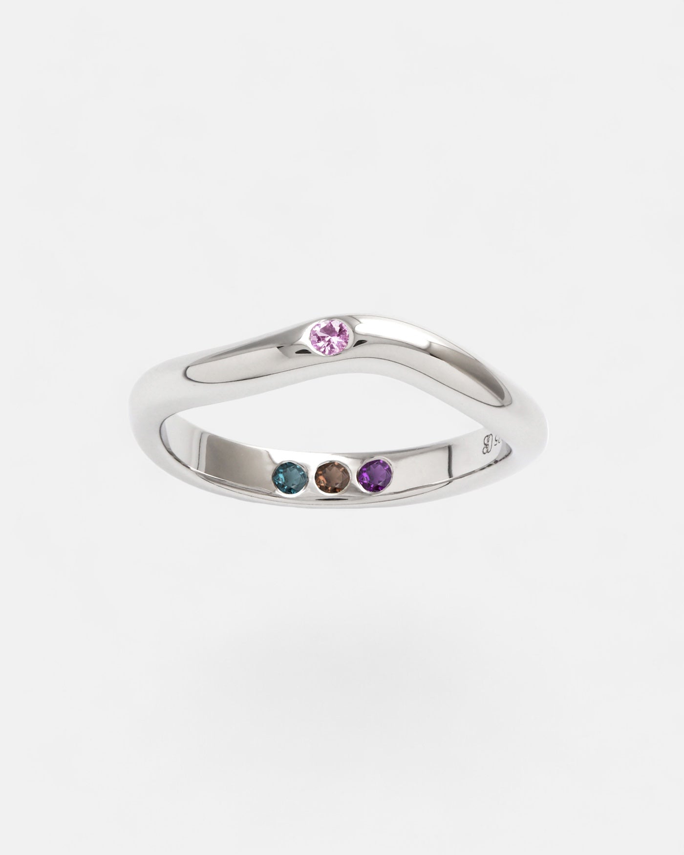 Silver ring polished pre-set topaz Hidden Inner Strength – Carolin ...